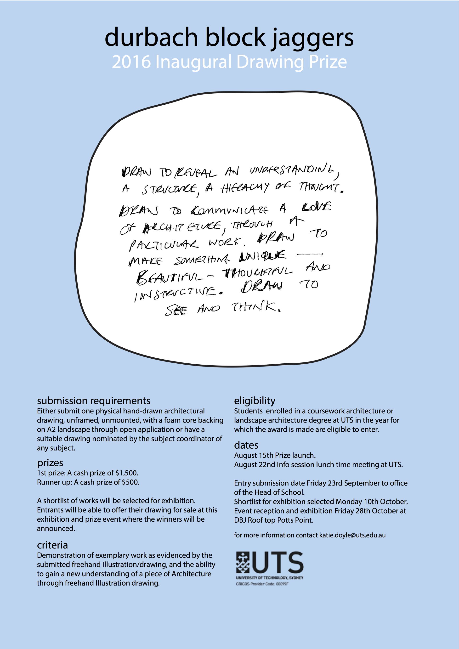 Durbach Block Jaggers 2016 Inaugural Drawing Prize | Durbach Block ...