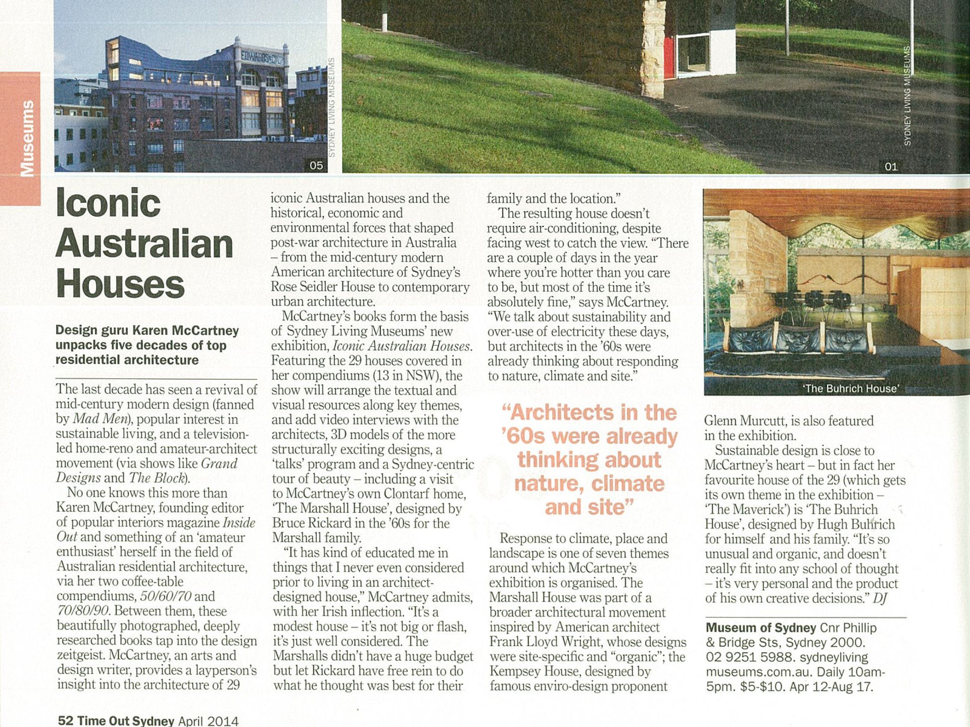 Time Out Article | Durbach Block Jaggers Architects - Sydney, Australia